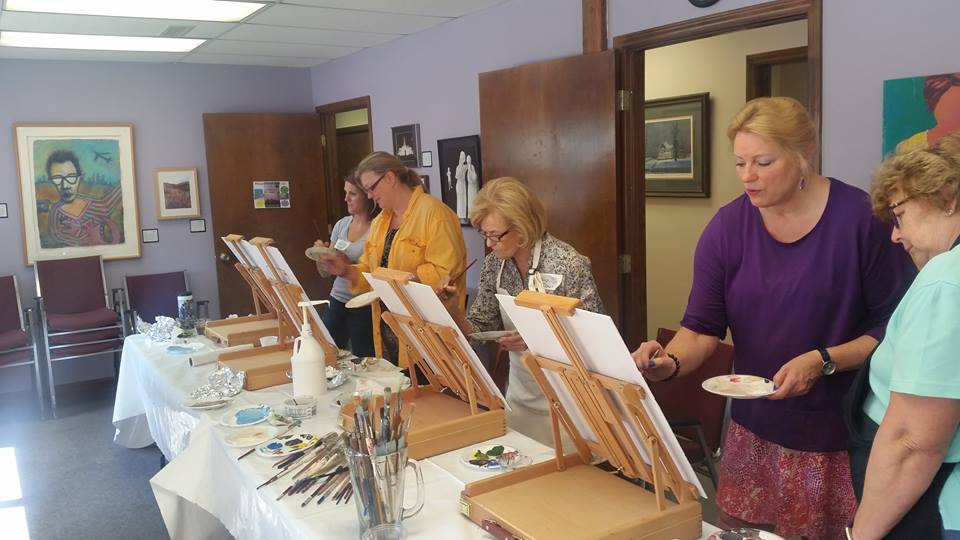 Painting with Raney at Old Barn Winery – Raney Rogers